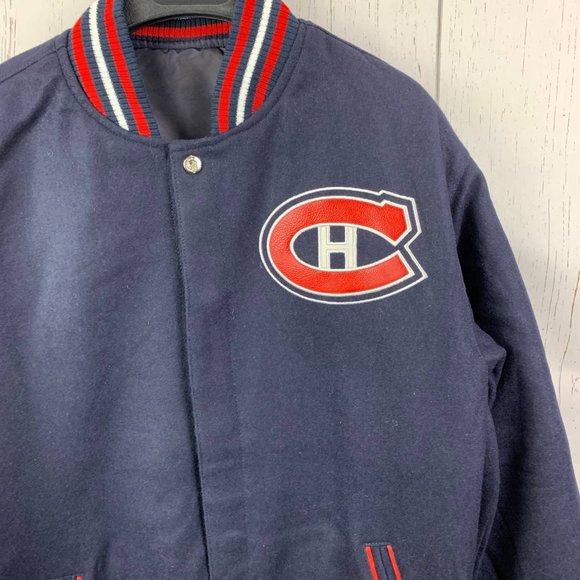 Jh Design | Jackets & Coats | Vintage Montreal Canadiens Nhl Jh Design ...
